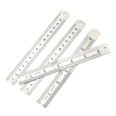 China Van het Meetlintcomponenten van het roestvrij staalmetaal Heerser 6 Duim 15cm Roestbewijs voor School Te koop