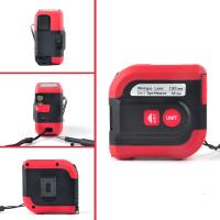 China WINTAPE Digital Laser Tape Measure 80mmx42mmx78mm USB Rechargeable Custom Logo High Accuracy for sale