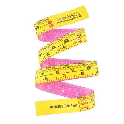 Cina Wintape 1.5m Leggero nastro di stoffa misura, portatile e compatto, misura oggetti e tessuti con decimale e frazione in vendita
