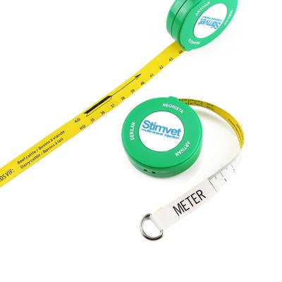China Wintape Plastic Animal Husbandry Measuring Tool Durable Cattle Measuring Band Made Of Fiber-Glass Heart Girth Measurer for sale