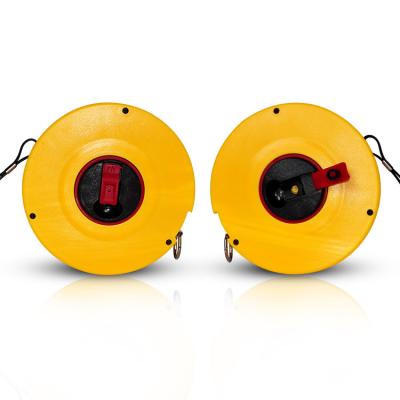 China Wintape 50m 165ft Surveyor Metal Measuring Tape With Ergonomically Rewinding Handle For Construction for sale