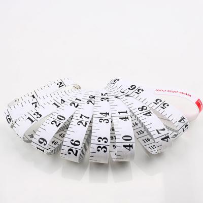 China 1.5m Soft Double Scale Wintape Measuring Tape For Body Sewing Flexible Ruler Fiberglass Tailor Cloth Tape for sale