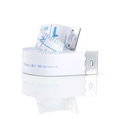 China Compact And Easy To Wintape Mini 60-Inch 1.5m  White Waterproof Sewing Body Tape Soft Ruler With Blue Printing for sale