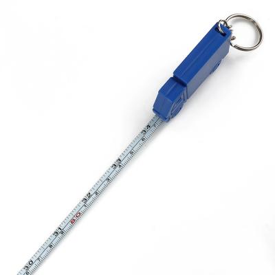 China Wintape Carro de plástico Mini Caminhão Forma 1 metro Faixa de aço Medida Keychain Retrátil à venda