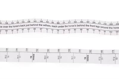 China Portable Horse Height Measuring Tape Multifunctional Bust Measuring Horse Weight Body Tape Measure for sale