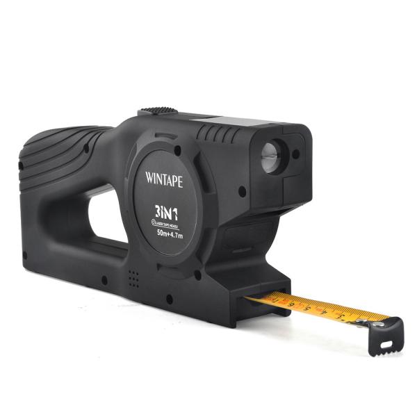 Wintape 3 en 1 multifonctionnel mesureur de bande laser portable portable et facile à manipuler mesureur de bande LCD numérique