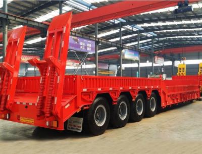 Cina Lowbed/Lowboy Semi Truck Trailer Trasporto di oggetti pesanti reso facile dalla produzione in vendita
