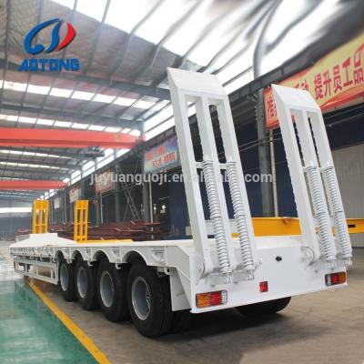 Cina Lowbed/Lowboy Semi Truck Trailer Trasporto di oggetti pesanti reso facile dalla produzione in vendita