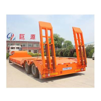 Cina Aotong 50 tonnellate 3 assi basso ragazzo carico pesante/attrezzature di trasporto semirimorchio e durevole in vendita