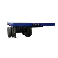 China 20ft/40ft Container Platform Flatbed Semi Trailer with Container Lock and Skeleton Form for sale