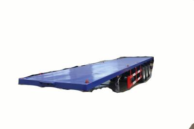 China 45ft Container Gooseneck Chassis Trailer Skeleton Truck Trailers with 28tons Landing Gear for sale