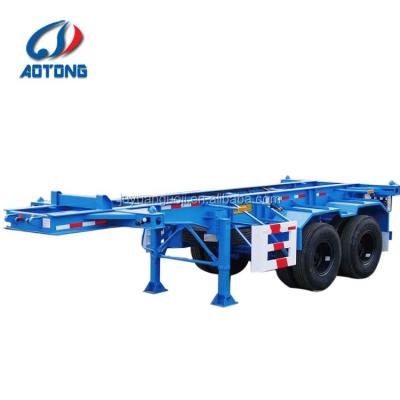 Cina 40T Max Payload 3 assi Container Semi-remorco con twist lock Heavy Duty Landing Gear in vendita