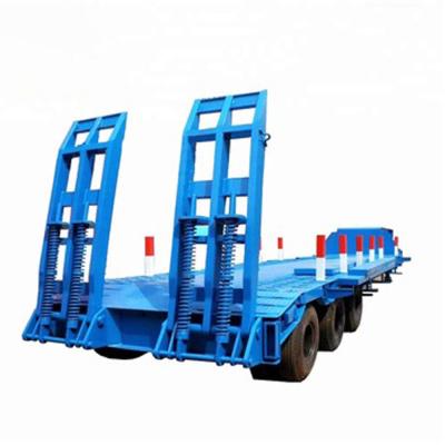 중국 2" 또는 3.5" 킹 핀 교환 가능 65 톤 저창 트레일러 확장 가능한 축 판매용