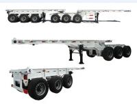 Quality 40 tons Max Payload 13 Inch Wheel Interlink Skeleton Semi Trailer with Tri-Axle for sale