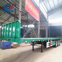 China 40ft Flatbed/Skeleton Container Semi Trailer Customizable for Customer Requirements for sale