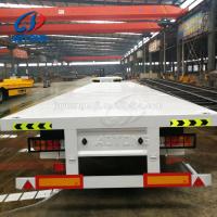 China 40ft Flatbed/Skeleton Container Semi Trailer Customizable for Customer Requirements for sale