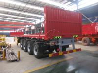 China Exchangeable King Pin Flat Deck Container Truck Semi Trailers with 60 Tons Max Payload for sale