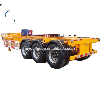 중국 12R22.5 타이어 스켈레톤 차시 말레이시아에서 4/8/12 트위스트 잠금으로 반 트럭 트레일러 판매용