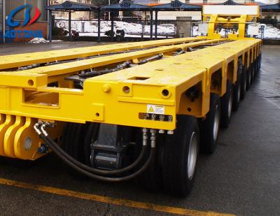 China 250 Ton Modular Low Bed Semi Trailer with Custom Logo Printing and Articulated Design for sale