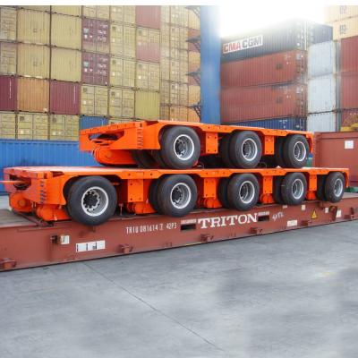 China Multi-Directional Steering Self-Propelled Trailer for Customised Cargo Transportation for sale