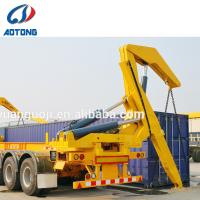 China 3 Axle Self Loading Truck Semi-Trailer Transporting 40ft Container with Side Loader for sale