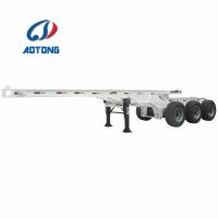 China 40ft Container Interlink Trailer with Twist Locks and 20-100 Tons Loading Capacity for sale
