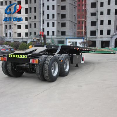 중국 40ft 컨테이너 인터링크 트레일러와 트위스트 잠금 및 20-100 톤의 부하 용량 판매용