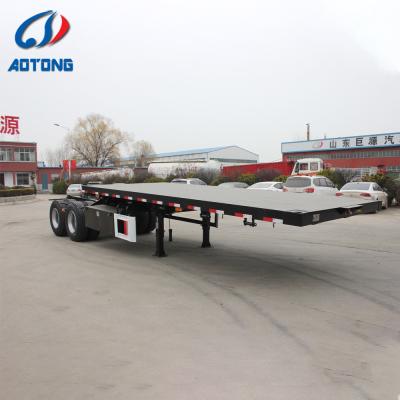 중국 40ft 컨테이너 인터링크 트레일러와 트위스트 잠금 및 20-100 톤의 부하 용량 판매용