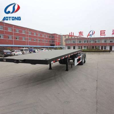 중국 40ft 컨테이너 인터링크 트레일러와 트위스트 잠금 및 20-100 톤의 부하 용량 판매용