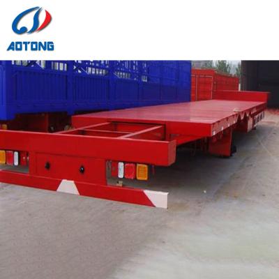 China 35tons 3 Axles Shipping Container Trailer with Max Payload 50000kgs and Materials for sale
