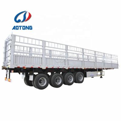 China 3軸 1800mm サイド壁フェンス 貨物 半トレーラー 畜産動物 牛 輸送 for sale