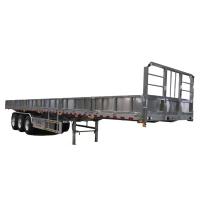 China Leaf Spring Suspension 40ft Side Wall Cargo Semi Trailers for Bulk Cargo Transport for sale