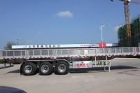 China Leaf Spring Suspension 40ft Side Wall Cargo Semi Trailers for Bulk Cargo Transport for sale