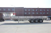 China Leaf Spring Suspension 40ft Side Wall Cargo Semi Trailers for Bulk Cargo Transport for sale