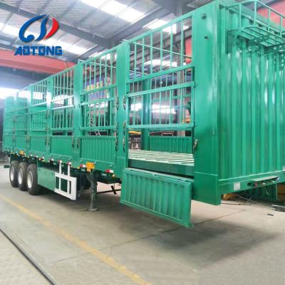 Cina OE NO. semirimorchio per il trasporto di animali da allevamento a tre assi e due piani in vendita