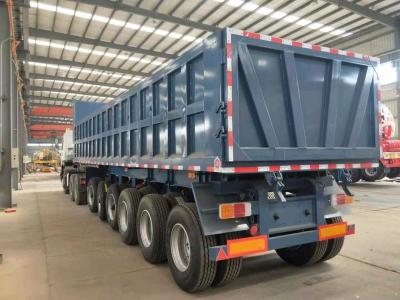 Cina 20ft 40ft 6 asse tipper rimorchio 100 tonnellate Dump Truck Dump Truck Dimensioni Max Payload in vendita