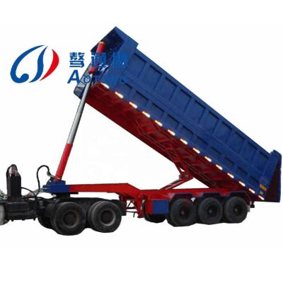 Cina 30-60T rimorchio a ribaltatore laterale con airbag rimorchio per autocarri semirimorchio 3 assi in vendita