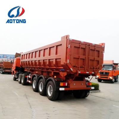 Cina 30-60T rimorchio a ribaltatore laterale con airbag rimorchio per autocarri semirimorchio 3 assi in vendita