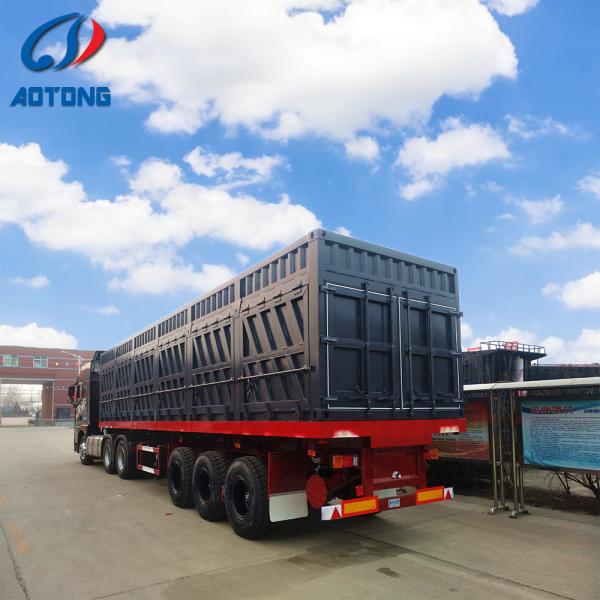 Quality 40 Tons Max Payload 13 Ton Axle Enclosed Dry Wing Van Semi Trailer for Express for sale