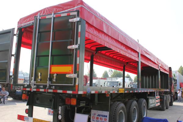 Quality Side Wall/Curtain Side/Fence Semi Trailer with Mechanical Suspension and 12R22.5 for sale