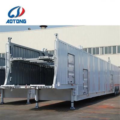 China Dual Line Braking System Car Hauler Truck Trailer with and in 15000mm*2500mm*3800mm for sale