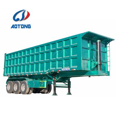 Cina Trasmissione manuale 60 metri cubi di rimorchio di gomma 40 tonnellate di gomma di sabbia camion stampa del logo in vendita