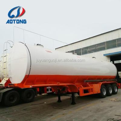China High Capacity 3 axle 46CBM Fuel Tanker / Oil Diesel Transport Truck Semi Tank Trailers lpg tank for sale