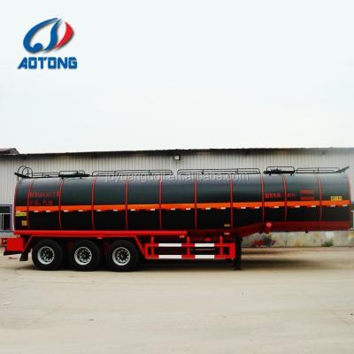 China High Capacity 3 axle 46CBM Fuel Tanker / Oil Diesel Transport Truck Semi Tank Trailers lpg tank for sale