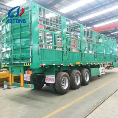 Cina 3 assi tipo recinzione distaccabile trasportatore di merci semirimorchi nel settore logistico in vendita