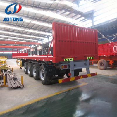 China 40-Foot Flatbed Semi-Trailer with Mechanical or Air Suspension for sale