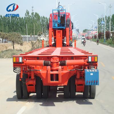 Китай Низкорамный полуприцеп грузоподъемностью 35000 кг с пневматической подвеской продается