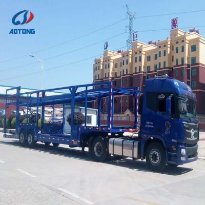 China 10 Car Carrier Semi Trailer with 12R22.5 Tyres and 40t Payload for sale