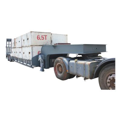 중국 중량 I 빔 하부 트레일러, 이중 공기 챔버 브레이크 시스템 및 젠후아 브랜드 착륙 기구 판매용