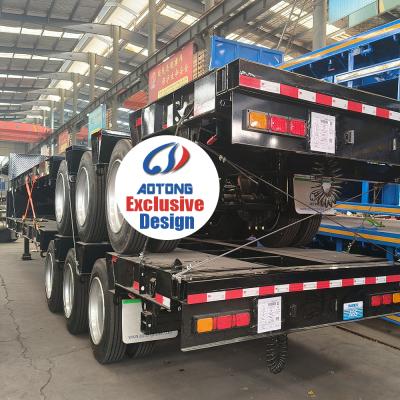 중국 좋은 가격 3 축 60톤 낮은 베드 트레일러 80/120톤 낮은 보이 반 트레일러 4 축 낮은 베드 로더 트레일러 판매용